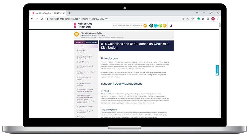 The MHRA Orange Guide | Pharmaceutical Press