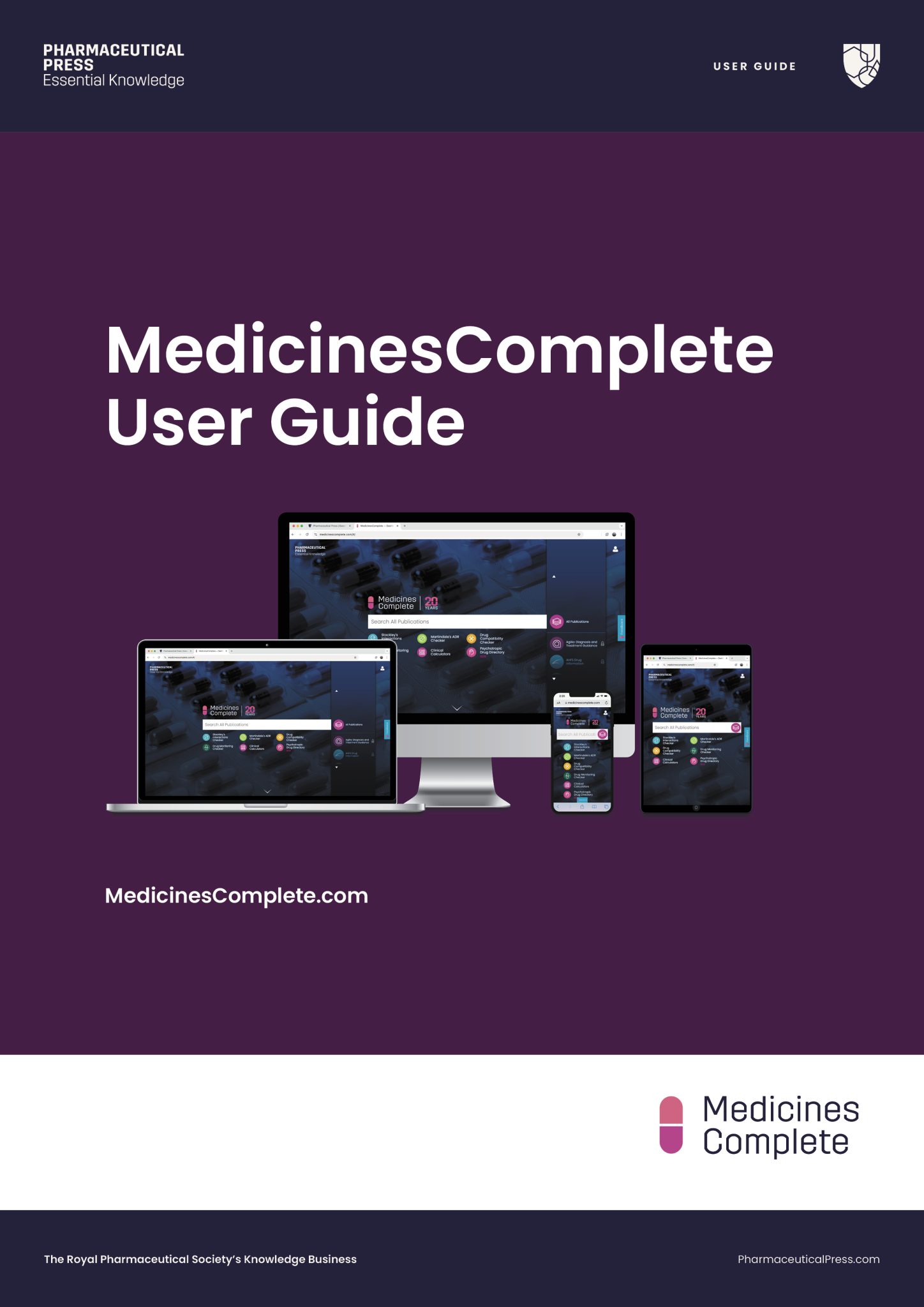 MedicinesComplete User Guide | Pharmaceutical Press