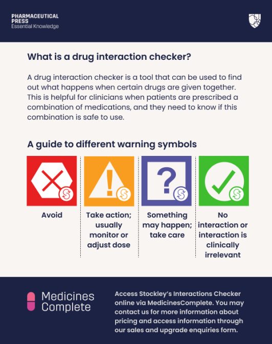 Stockley’s Interactions Checker | Pharmaceutical Press