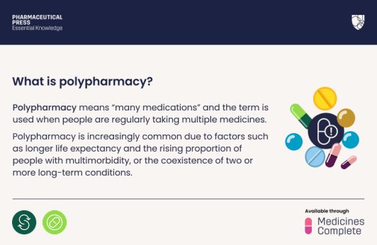 What is polypharmacy? | Pharmaceutical Press