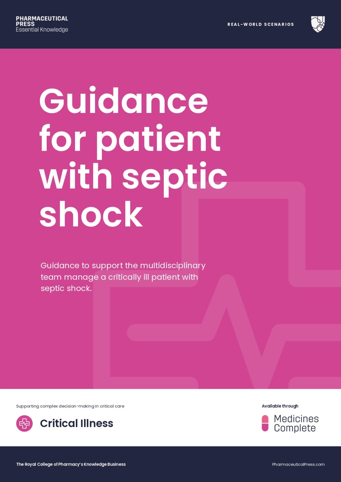 Guidance for patient with septic shock | Pharmaceutical Press